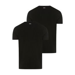 Hugo Herren Hugo T-Shirt &raquo;Hugo-V&laquo; Packung, 2er, V-Ausschnitt, Slim-Fit, Hugo Logo-Print M