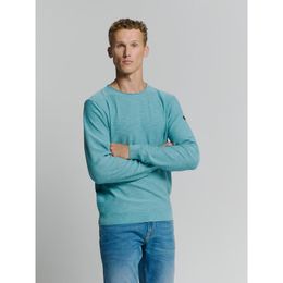NO EXCESS Herren NO EXCESS Rundhalspullover &raquo; Pullover mit Rundhalsausschnitt&laquo; blau 3XL