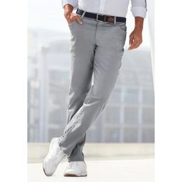 John Devin Herren Stretch-Hose &raquo;, 5-Pocket-Hose, regular-fit&laquo; Chinohose aus elastischer Baumwoll-Qualit&auml;t grau 32, L&auml;nge 34