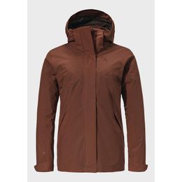 Sch&ouml;ffel Sch&ouml;ffel Damen Doppeljacke &raquo;Hiking 3in1 Jacket Style Tamina WMS&laquo; mit Kapuze braun 38