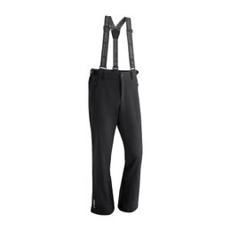 Maier Sports Herren Skihose &raquo;Lothar 2.0&laquo; Herren Softshell-Schneehose, atmungsaktiv und winddicht, Slim Fit schwarz 56, Normalgr&ouml;&szlig;en