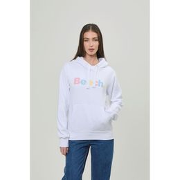 Bench. Damen Kapuzensweatshirt &raquo;ELIO_HOODY&laquo; wei&szlig; 36