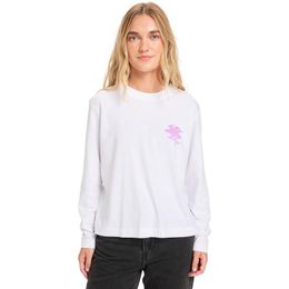 Quiksilver Damen Langarmshirt &raquo;Standard&laquo; wei&szlig; S