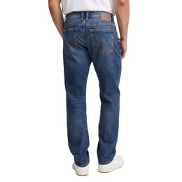 Tom Tailor Herren Tom Tailor 5-Pocket-Jeans &raquo;MARVIN&laquo; mit kleinem Logo-Print blau 32, L&auml;nge 36