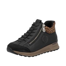 Rieker Damen Sneaker &raquo;Ready2GO&laquo; Schn&uuml;rboots, High Top Sneaker, Stiefelette mit Soft-Einlage schwarz 43
