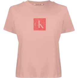 Calvin Klein Jeans Damen T-Shirt &raquo;CLASSIC FIT MONOGRAM TEE&laquo; Regular fit mit Rundhalsausschnitt XS (36)