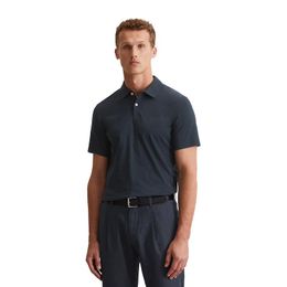Marc O'Polo Marc O'polo Herren Marc O'Polo Poloshirt mit lebendiger, bewegter Oberfl&auml;che blau XL