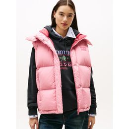 Tommy Jeans Damen Steppweste &raquo;TJW ALASKA GRID DOWN VEST&laquo; rosa L (40)