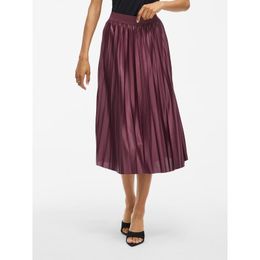 Vila Damen Plisseerock &raquo;VINITBAN SKIRT - NOOS&laquo; Materialmix lila XXL (44)