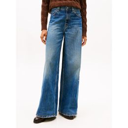 Tommy Hilfiger Damen High-waist-Jeans &raquo;DNM KRIS 70's WIDE LEG HW&laquo; 25, L&auml;nge 30