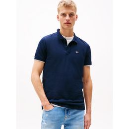 Tommy Jeans Herren Poloshirt &raquo;TJM SLIM PLACKET POLO EXT&laquo; blau M