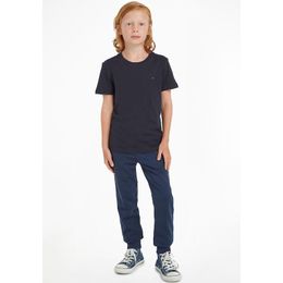 Tommy Hilfiger Jungen T-Shirt &raquo;BOYS BASIC CN KNIT&laquo; blau 12/152