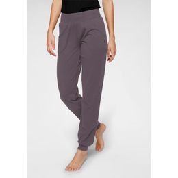 OCEAN SPORTSWEAR Damen Yogahose &raquo;Soulwear - Yoga & Relax Pants - Loose Fit&laquo; Seitliche Eingrifftaschen und B&uuml;ndchen f&uuml;r bequemen Sitz grau 46, N-Gr