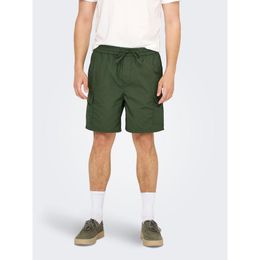 Only & Sons Only & Sons Herren ONLY & SONS &raquo;ONSKAL CARGO 0287 SHORTS CS&laquo; gr&uuml;n L, N-Gr
