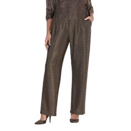 Ulla Popken Hose Damen Gr&ouml;&szlig;e 58/60 gold