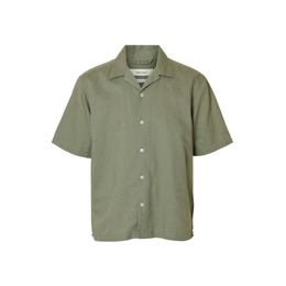 Selected Button Up Shirt 'SLHClay' male Green size M
