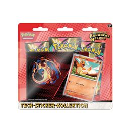 Pok&eacute;mon Pok&eacute;mon Glumanda | 3 Booster-Packs | Pokemon Tech-Sticker-Kollektion deutsch | Gr.: onesize