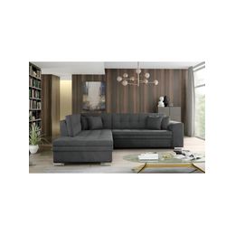 MF Design Piri Recamiere Links in Grau - (L) 260 x (B) 260 x (H) 78 cm | Gr.: onesize