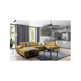 MF Design Lazy Recamiere Rechts in Braun - (L) 202 x (B) 354 x (H) 92 cm | Gr.: onesize