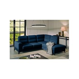 MF Design Cassada Recamiere Rechts in Marineblau - (L) 237 x (B) 277 x (H) 100 cm | Gr.: onesize
