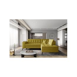 MF Design Lenny Recamiere Rechts in Amber - (L) 210 x (B) 260 x (H) 93 cm | Gr.: onesize