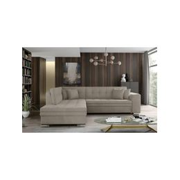 MF Design Piri Recamiere Links in Beige - (L) 260 x (B) 260 x (H) 78 cm | Gr.: onesize
