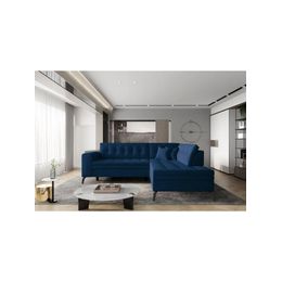 MF Design Lenny Recamiere Rechts in Blautanne - (L) 210 x (B) 260 x (H) 93 cm | Gr.: onesize