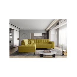MF Design Lenny Recamiere Links in Amber - (L) 210 x (B) 260 x (H) 93 cm | Gr.: onesize