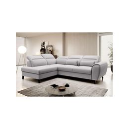 MF Design Nobel Recamiere Links in Hellgrau - (L) 265 x (B) 265 x (H) 100 cm | Gr.: onesize