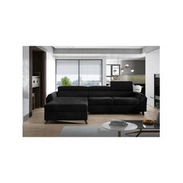 MF Design Mariam Recamiere Links in Schwarz - (L) 200 x (B) 288 x (H) 92 cm | Gr.: onesize
