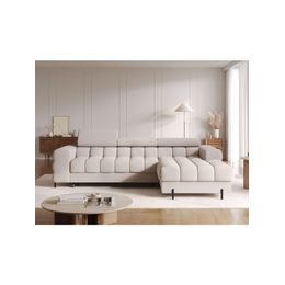 MF Design Fenro Recamiere Rechts in Beige - (L) 181 x (B) 285 x (H) 93 cm | Gr.: onesize