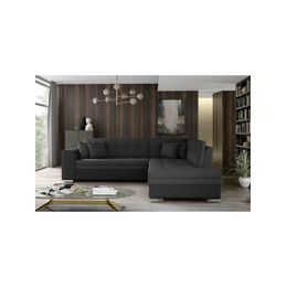MF Design Piri Recamiere Rechts in Anthrazit - (L) 260 x (B) 260 x (H) 78 cm | Gr.: onesize