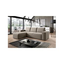 MF Design Rush Recamiere Links in Beige - (L) 302 x (B) 302 x (H) 95 cm | Gr.: onesize
