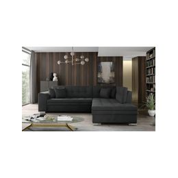 MF Design Piri Recamiere Rechts in Grau - (L) 260 x (B) 260 x (H) 78 cm | Gr.: onesize
