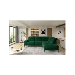 MF Design Neviro Recamiere Rechts in Smaragd - (L) 200 x (B) 275 x (H) 98 cm | Gr.: onesize