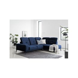 MF Design Neviro Recamiere Rechts in Navyblau - (L) 200 x (B) 275 x (H) 98 cm | Gr.: onesize