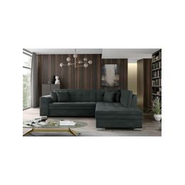 MF Design Piri Recamiere Rechts in Anthrazit - (L) 260 x (B) 260 x (H) 78 cm | Gr.: onesize