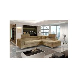 MF Design Eduardo Recamiere Rechts in Beige - (L) 202 x (B) 275 x (H) 88 cm | Gr.: onesize
