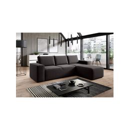 MF Design Rush Recamiere Rechts in Dunkelbraun - (L) 302 x (B) 302 x (H) 95 cm | Gr.: onesize