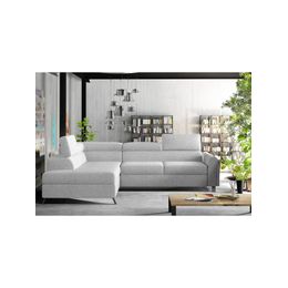 MF Design Katara Recamiere Links in Hellgrau - (L) 265 x (B) 265 x (H) 92 cm | Gr.: onesize