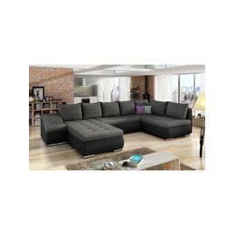 MF Design Gio Recamiere Links in Grau - (L) 190 x (B) 351 x (H) 82 cm | Gr.: onesize