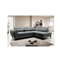 MF Design Nobel Recamiere Rechts in Asphalt - (L) 265 x (B) 265 x (H) 100 cm | Gr.: onesize