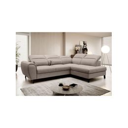 MF Design Nobel Recamiere Rechts in Beige - (L) 265 x (B) 265 x (H) 100 cm | Gr.: onesize