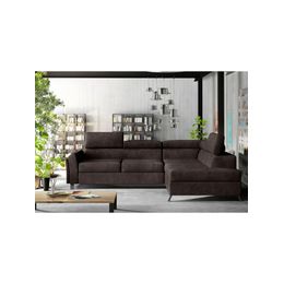 MF Design Katara Recamiere Rechts in Dunkelbraun - (L) 265 x (B) 265 x (H) 92 cm | Gr.: onesize