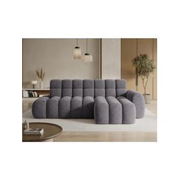 MF Design Ceedry Recamiere Rechts in Dunkelgrau - (L) 165 x (B) 283 x (H) 98 cm | Gr.: onesize