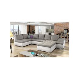 MF Design Gio Recamiere Rechts in Grau - (L) 190 x (B) 351 x (H) 82 cm | Gr.: onesize