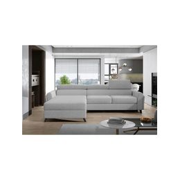 MF Design Mariam Recamiere Links in Hellgrau - (L) 200 x (B) 288 x (H) 92 cm | Gr.: onesize