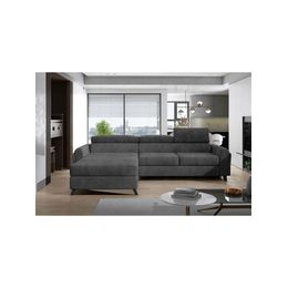 MF Design Mariam Recamiere Links in Anthrazit - (L) 200 x (B) 288 x (H) 92 cm | Gr.: onesize