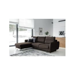 MF Design Sonic Recamiere Links in Braun - (L) 276 x (B) 276 x (H) 100 cm | Gr.: onesize