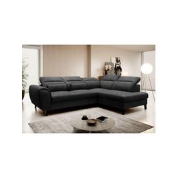 MF Design Nobel Recamiere Rechts in Anthrazit - (L) 265 x (B) 265 x (H) 100 cm | Gr.: onesize